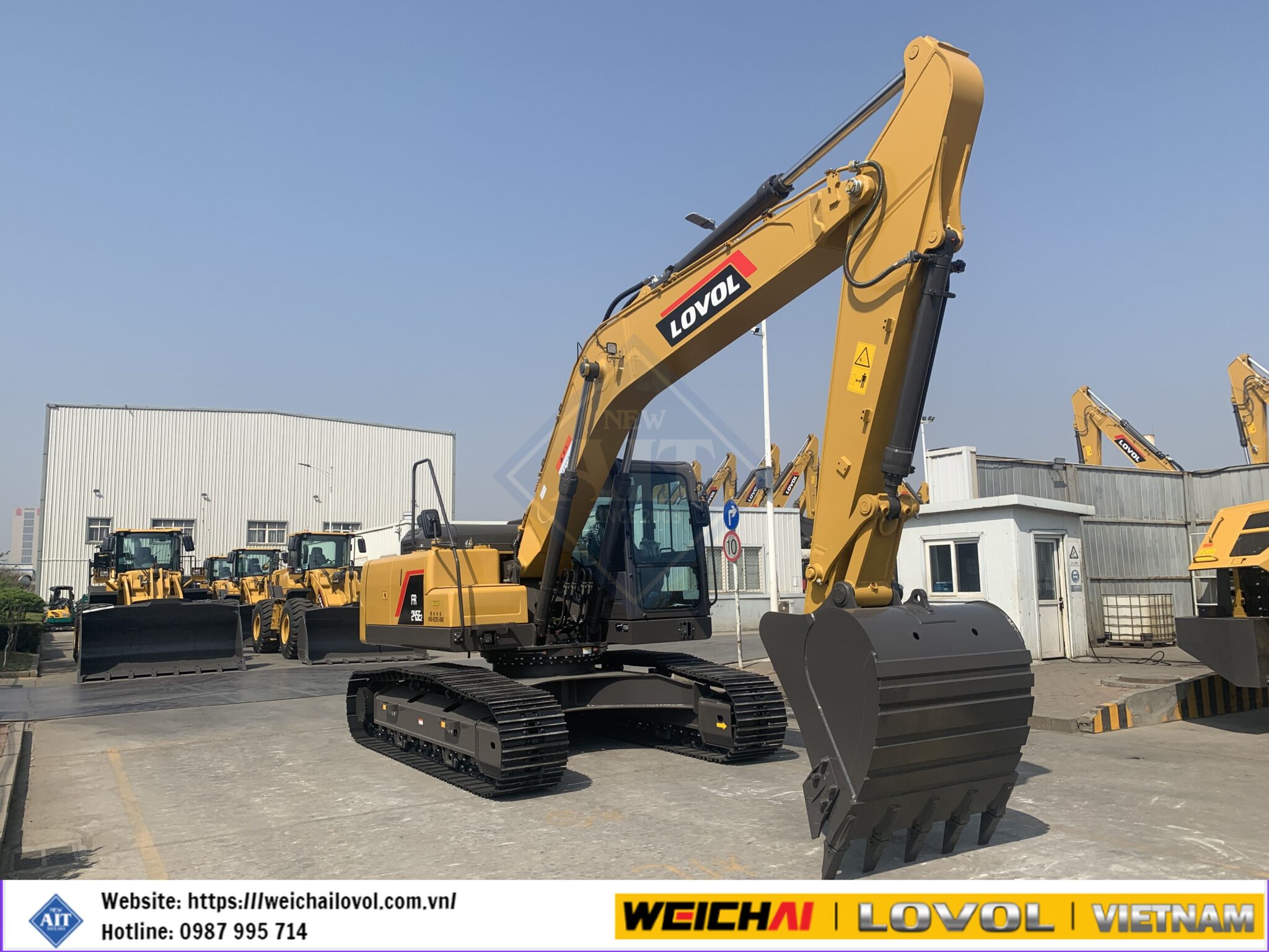 MÁY XÚC WEICHAI LOVOL FR245E2 - 1.2m3