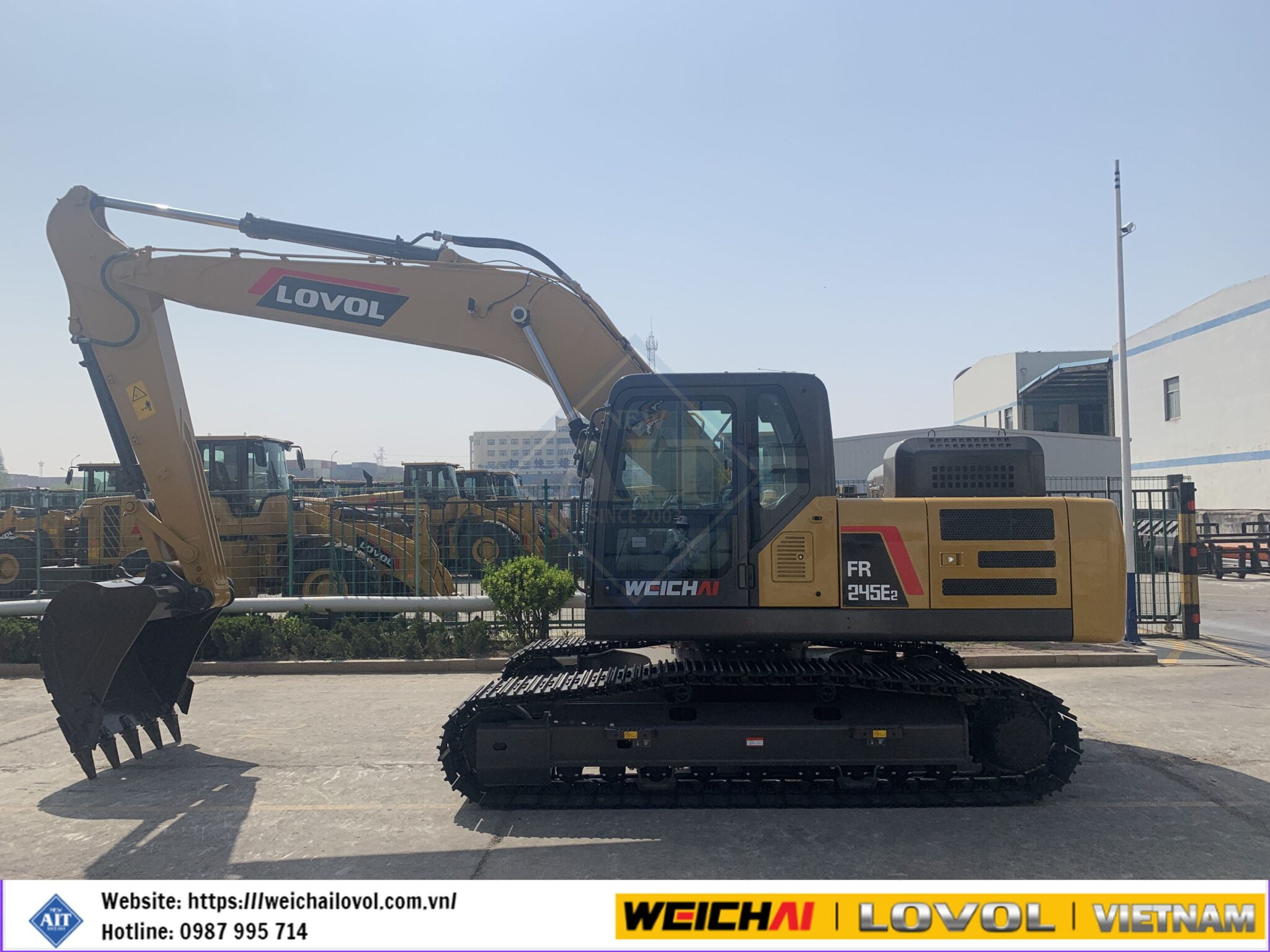 MÁY XÚC WEICHAI LOVOL FR245E2 - 1.2m3