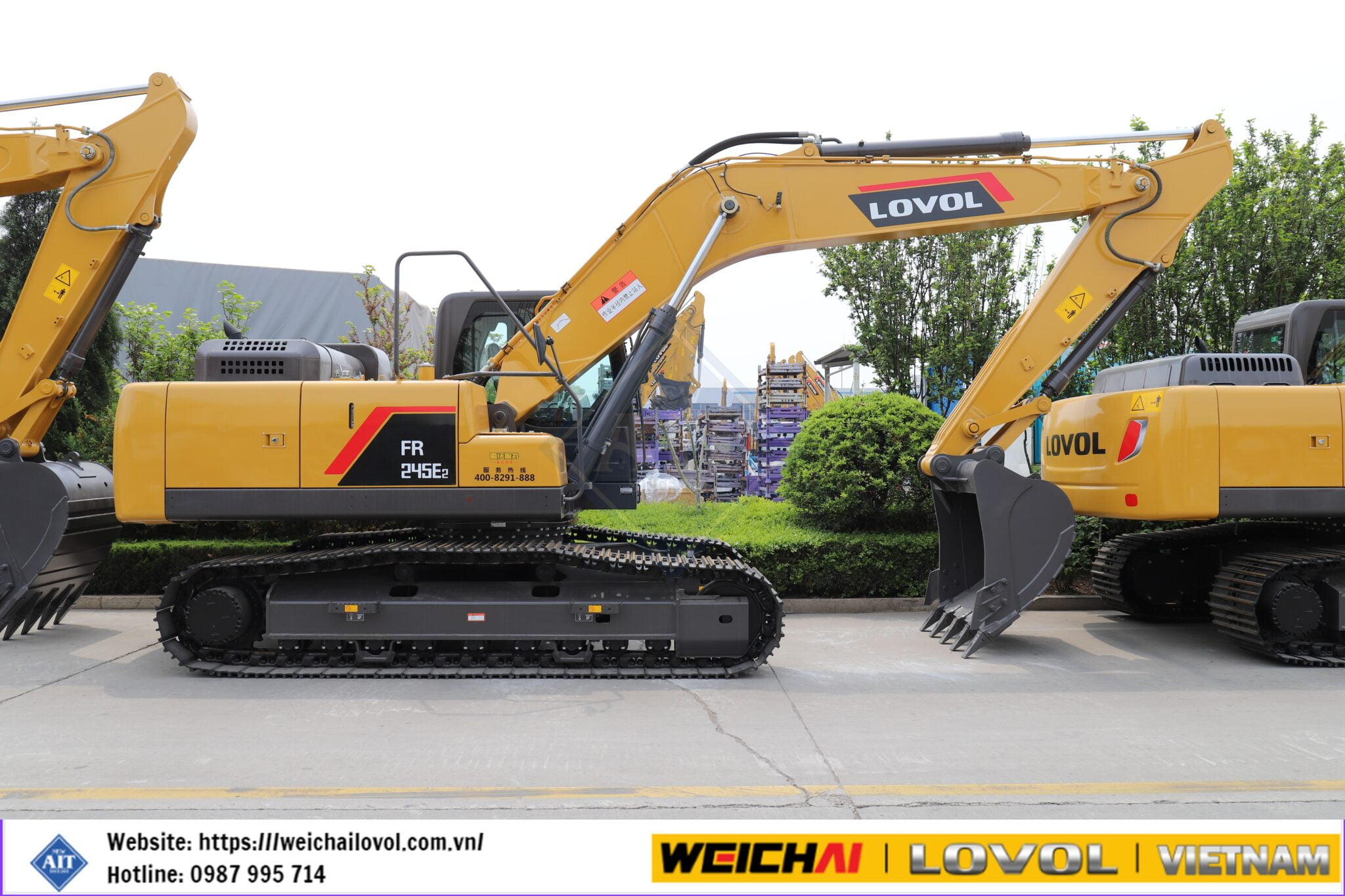 MÁY XÚC WEICHAI LOVOL FR245E2 - 1.2m3